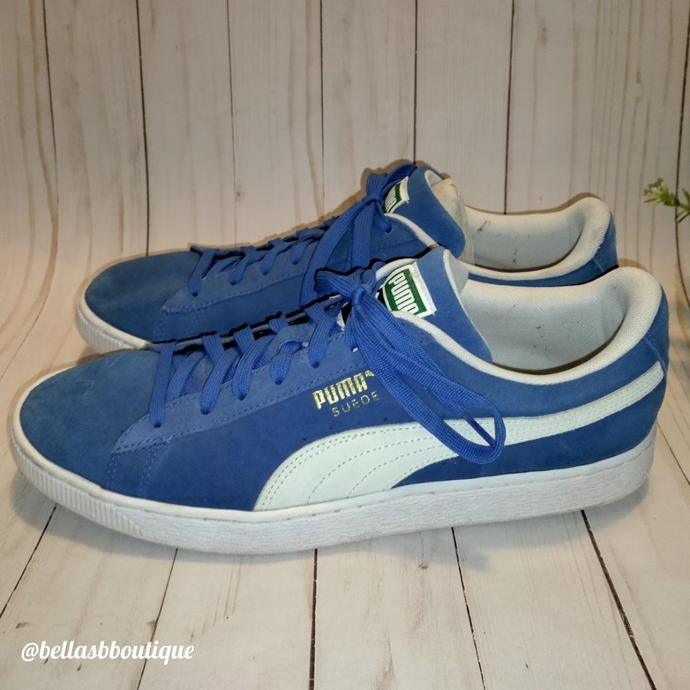 Puma Suede Classic Olympian Blue Leather Shoes Sneake… - Gem